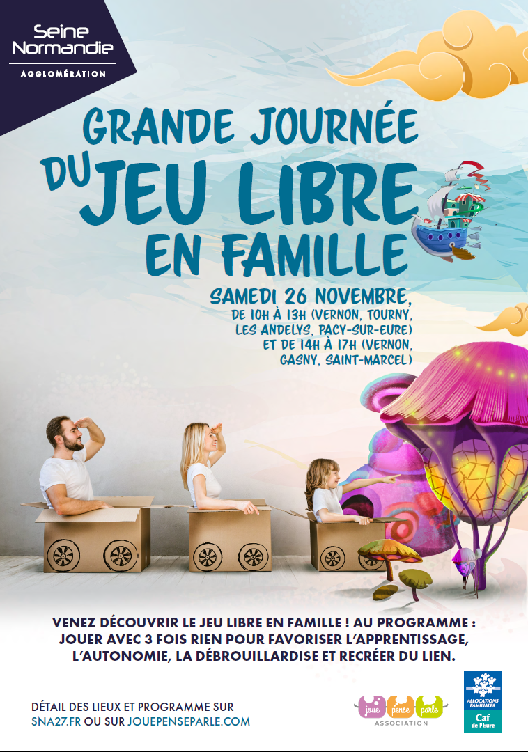 Ateliers parent-enfant sur le jeu libre le 26/11 – ELV